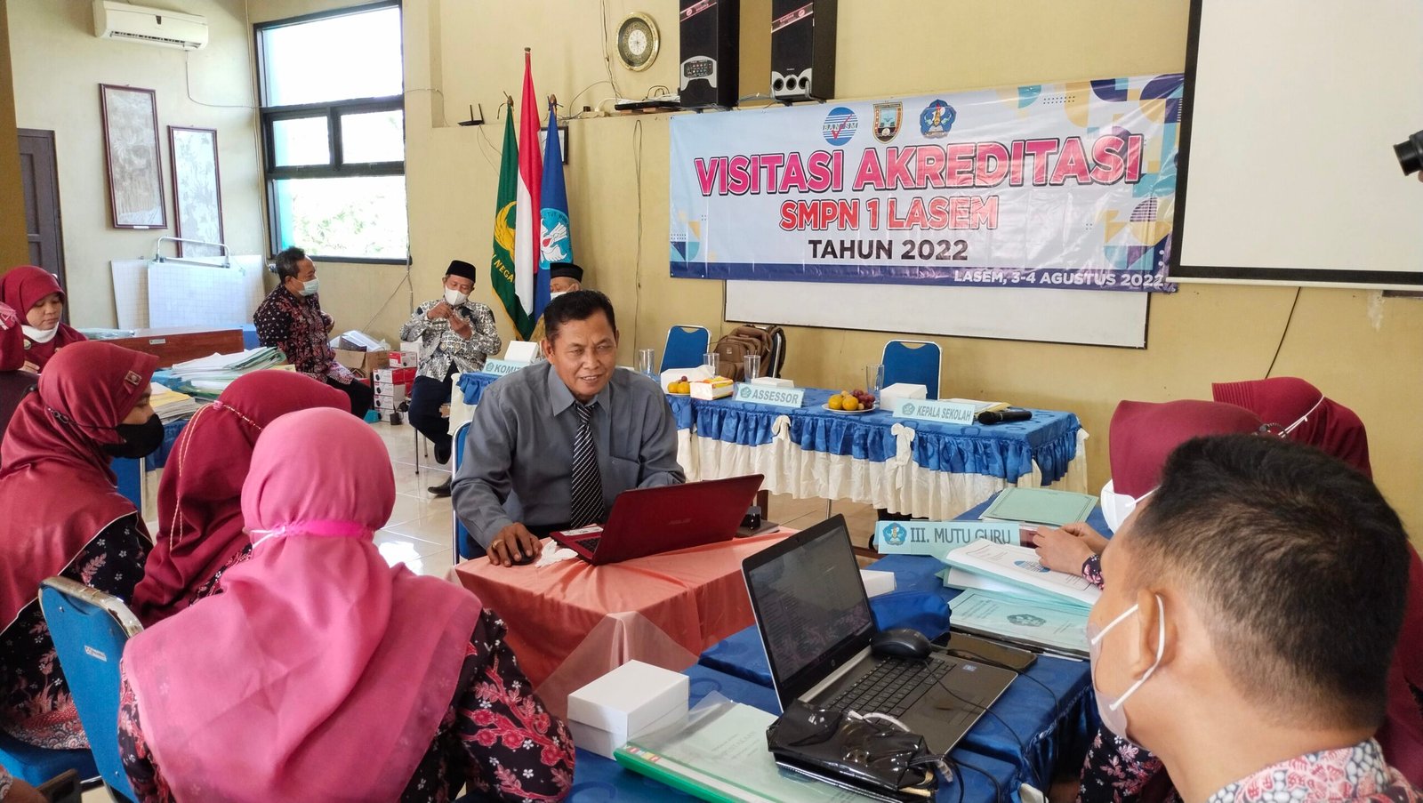 Visitasi dan Akreditasi SMP Negeri 1 Lasem