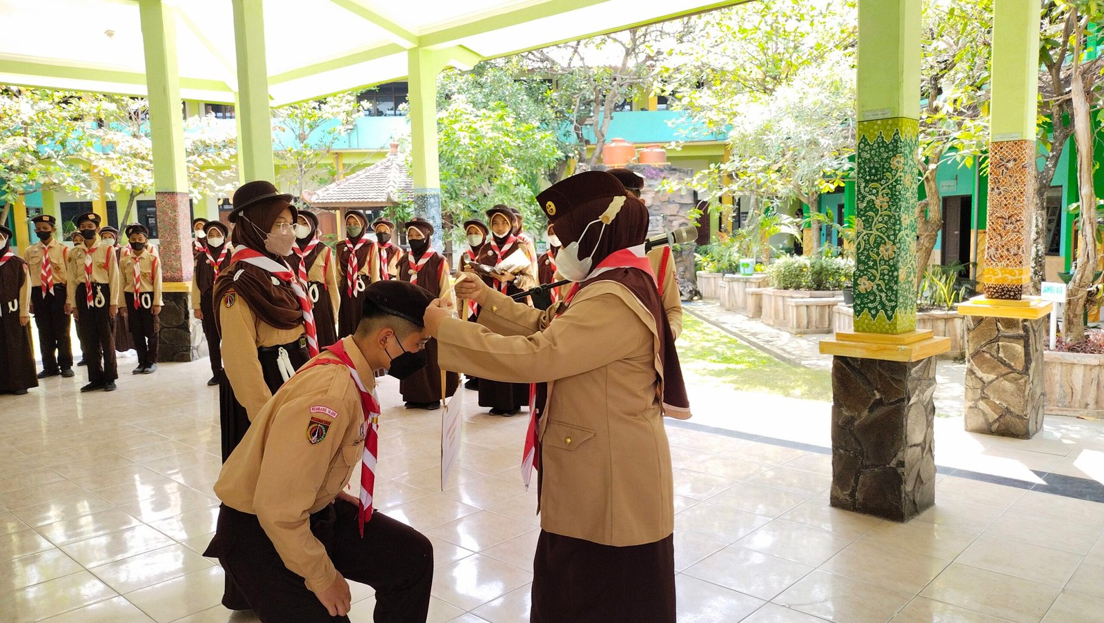 PERSAMI “Penerimaan Tamu Penggalang” Kelas 7 SMP Negeri 1 Lasem